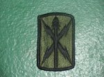 米軍実物 US ARMY 516th Signal Brigade Embroidered ワッペン（U.S.ARMY）
