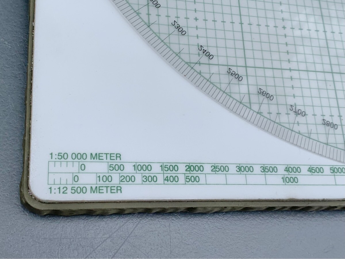 米軍放出品 US ARMY プロッティングボード M19 FOR INDIRECT FIRE ミリタリーTOOLS