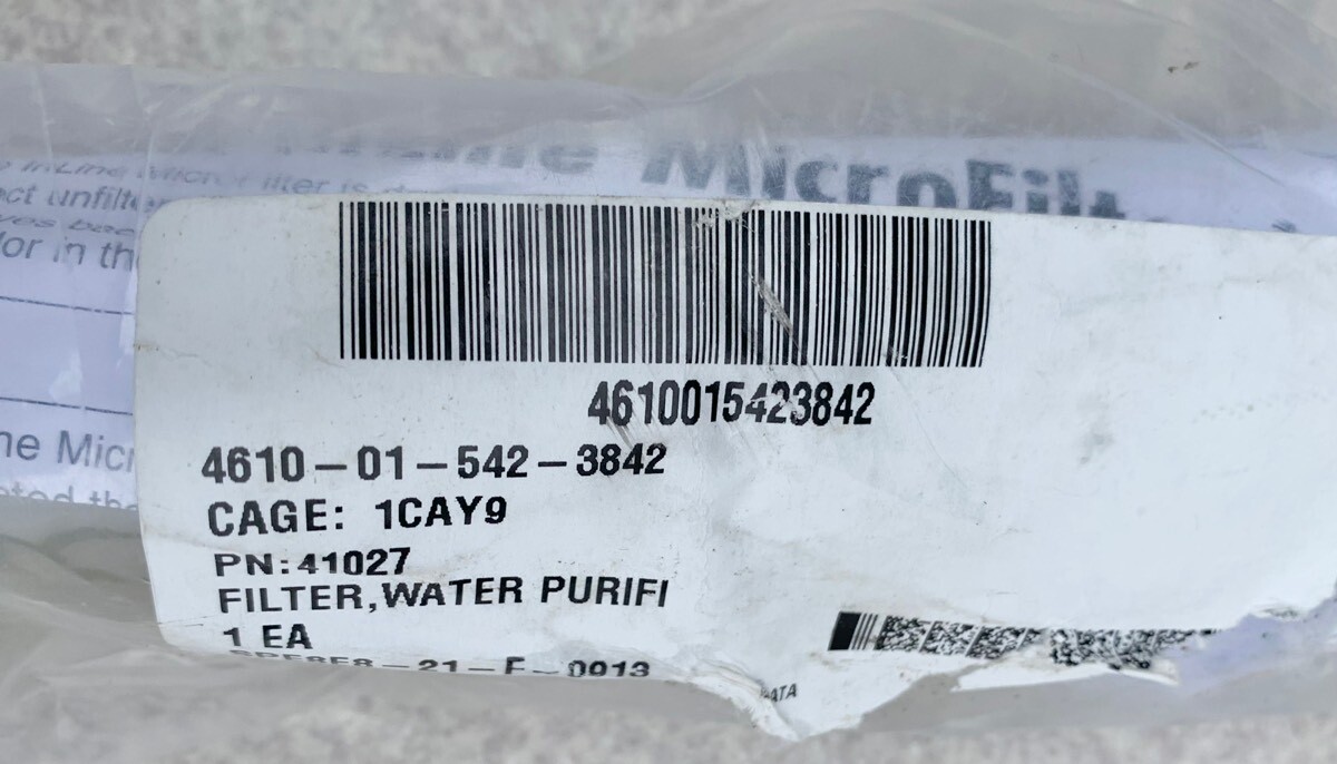 米軍実物 Inline MicroFilter-Instructions フィルター CAMELBAK ／ ハイドレーション